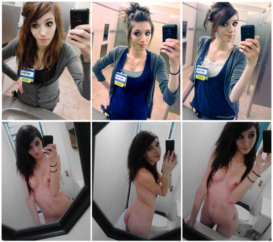 Awesome Homemade Selfshot Photo With Beautiful Emo Sanguinas