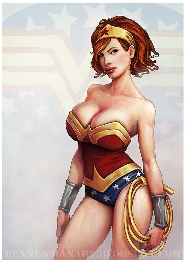 Christina Hendrick As Wonder Woman Waynet1