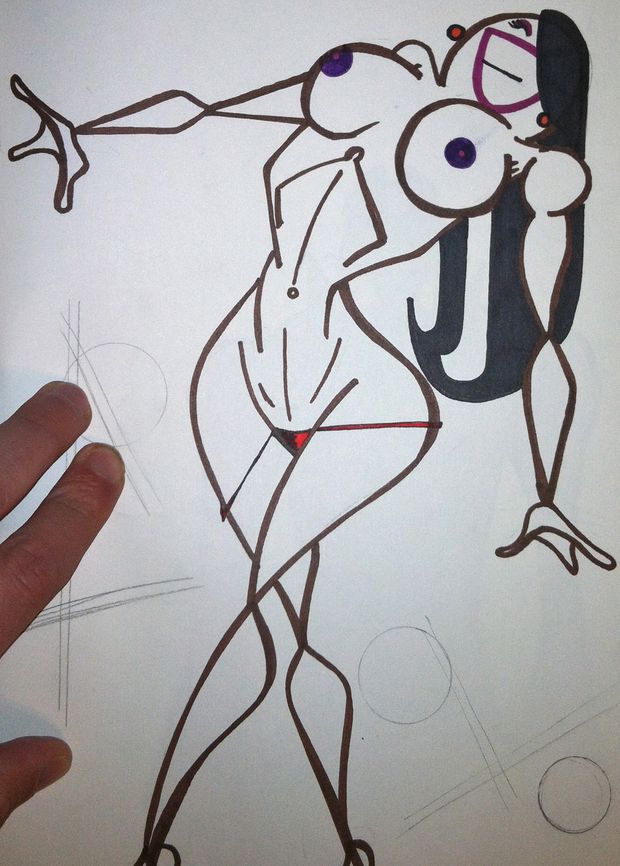 Sexy Drawing Of A Beautiful Ebony Chick Ipso Fuckto