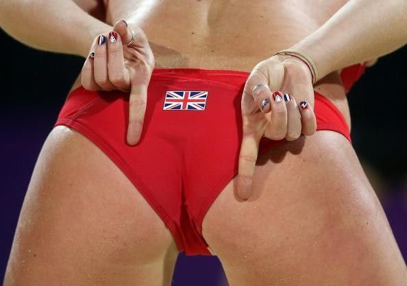Sexy British Beach Volleyball Ass Flophouseflip