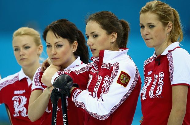 Russian Curling Team Whisker Biscuit