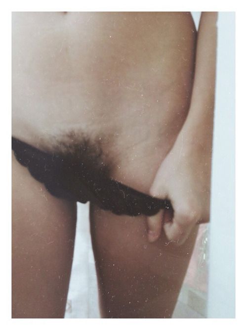 Black Pulled Down Panties Masterbonder
