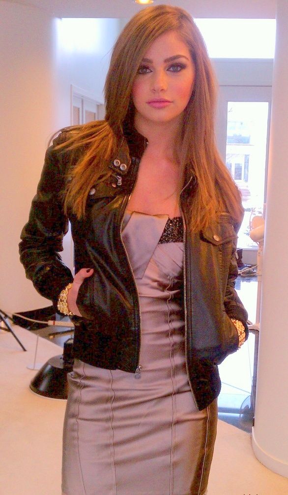 Cute Amateur Redhead In Satin Dress Cliqua