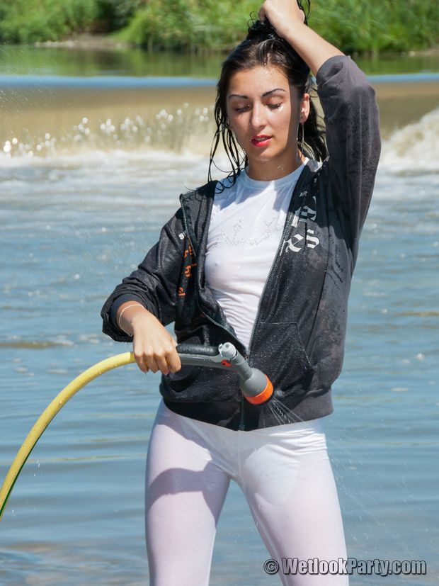 Phileasfog67 Hot Wet Leggings Pin 18724146