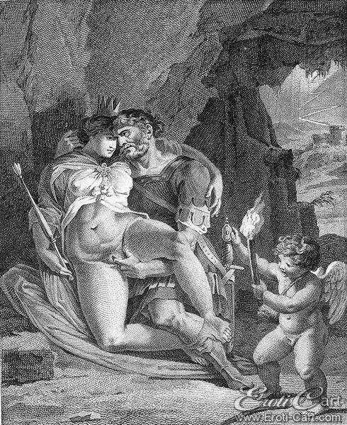 Aeneas And Dido Accompanied By A Cupid Dudeness