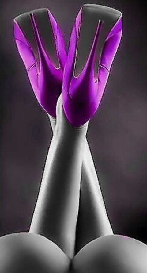 Purple High Heels Russak20