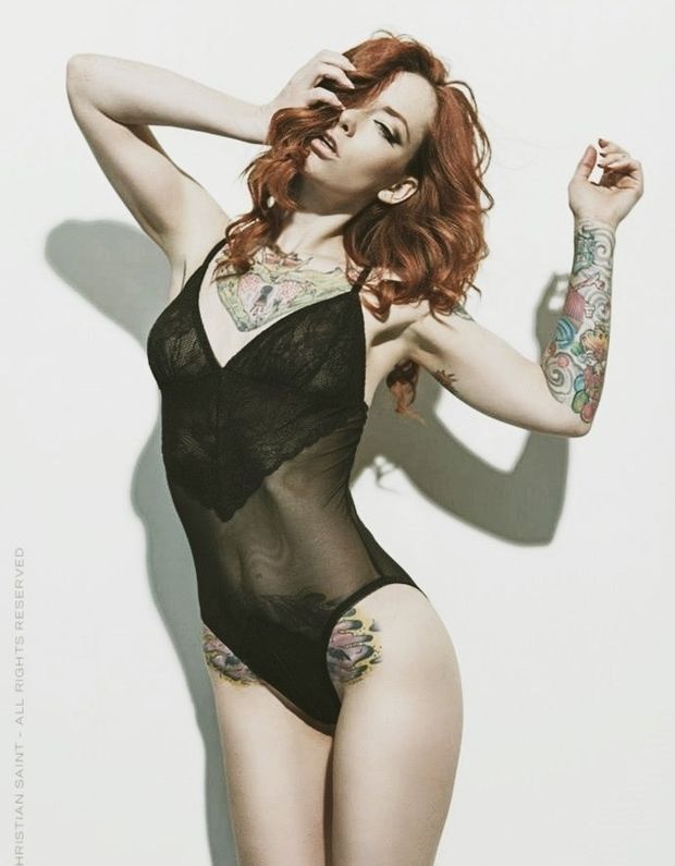 Peroxide Tattooing Girls Pin 22636330