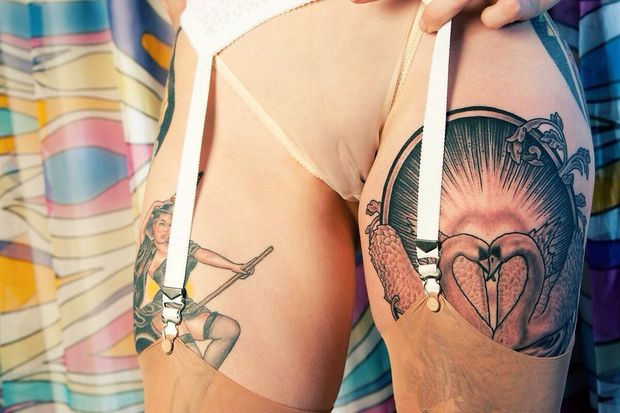 Peroxide Tattooing Girls Pin 22980977