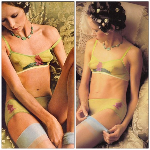 Vintage Lingerie Ad Gthang
