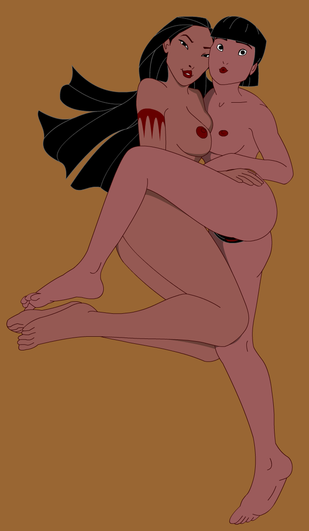 Pocahontas And Nakoma Cuddling Sans Background Oolool