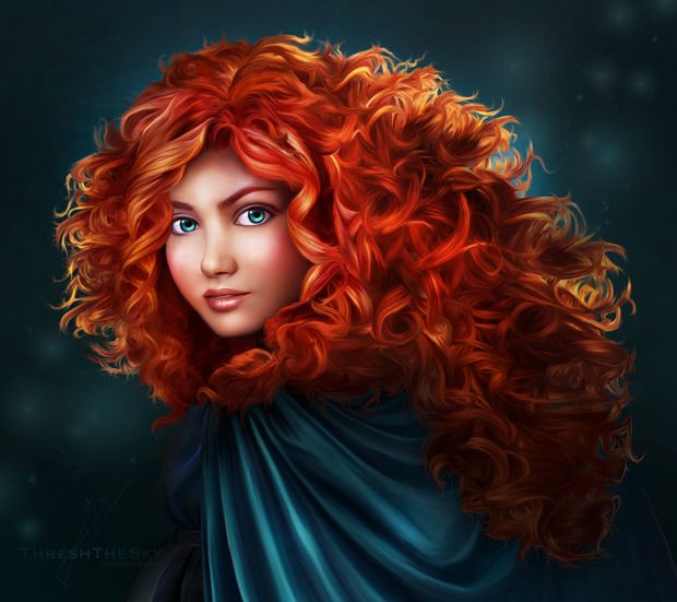 Brave Merida By Threshthesky Raeynesong