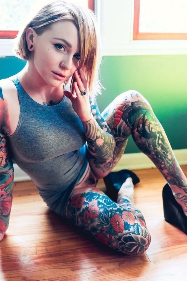 Peroxide Tattooing Girls Pin 26011366