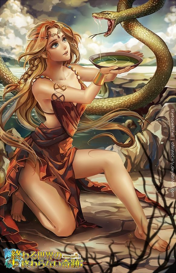 Sigyn Goddess And Wife Of Loki By Ofskysociety Raeynesong