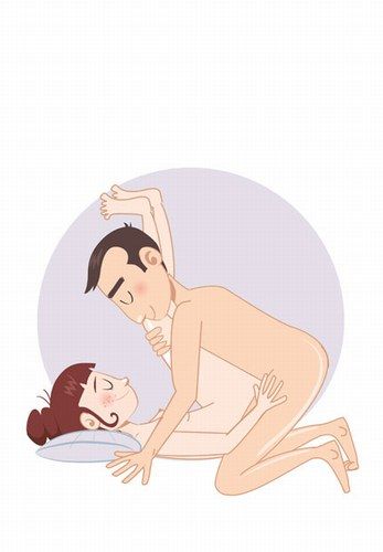 Kamasutra Shoulder Holder He Kneels In Front Of Miekke