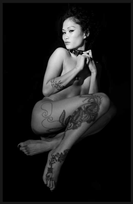 Hot Asian Pin Up Tattoo Loumark