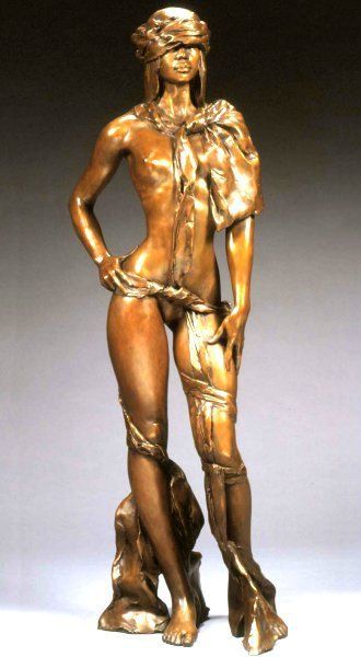 Nude Bronze Statue Shaddicus