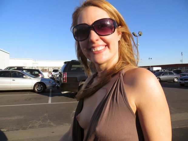 Braless On The Street Handsomegreg