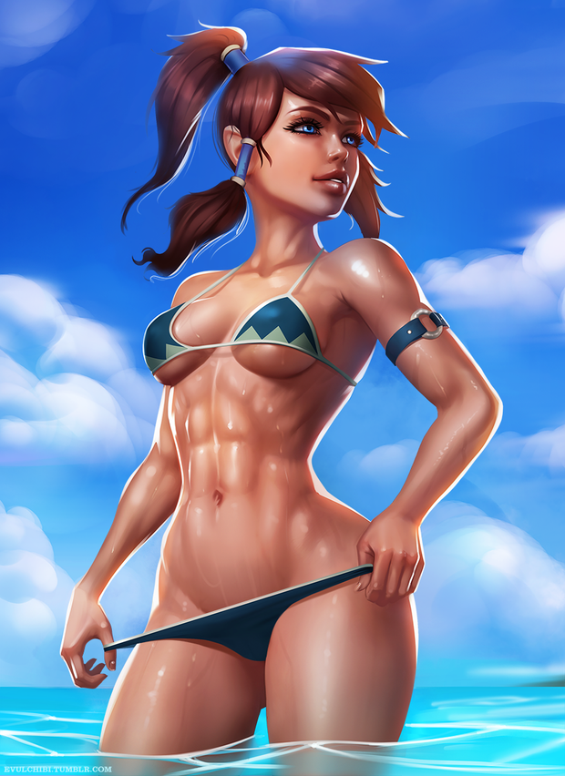 Korra By Evul Chibi Zokko