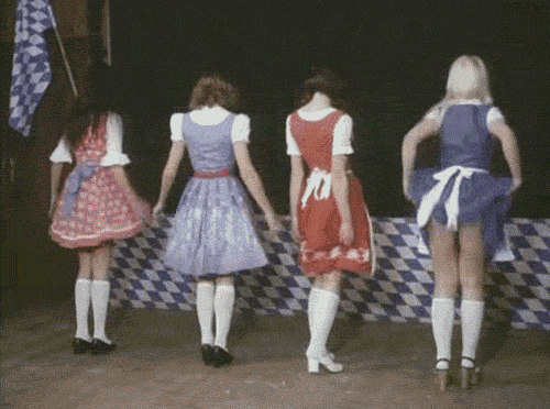 Vintage Maidens Flashing Ass And Pussy Retrofucking