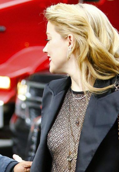 Amber Heard See Through Top On Aquaman Promo Tour Scandalplanetcom
