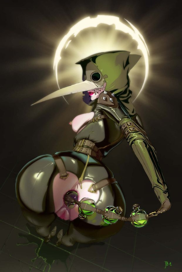 Darkest Dungeon Plague Doctor Hokusai