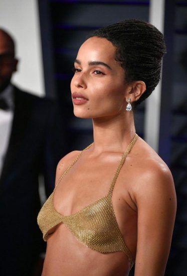 Zoe Kravitz Tits Are Seen At Oscars And Met Gala Scandalplanetcom