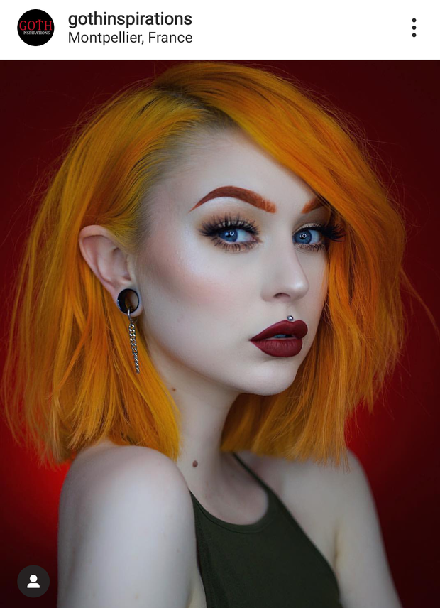 Orange Goth Perfectionist