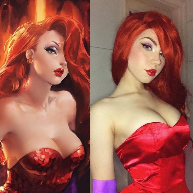 Maria Fernanda Galvao Jessica Rabbit Cosplay Gingerbreadman36