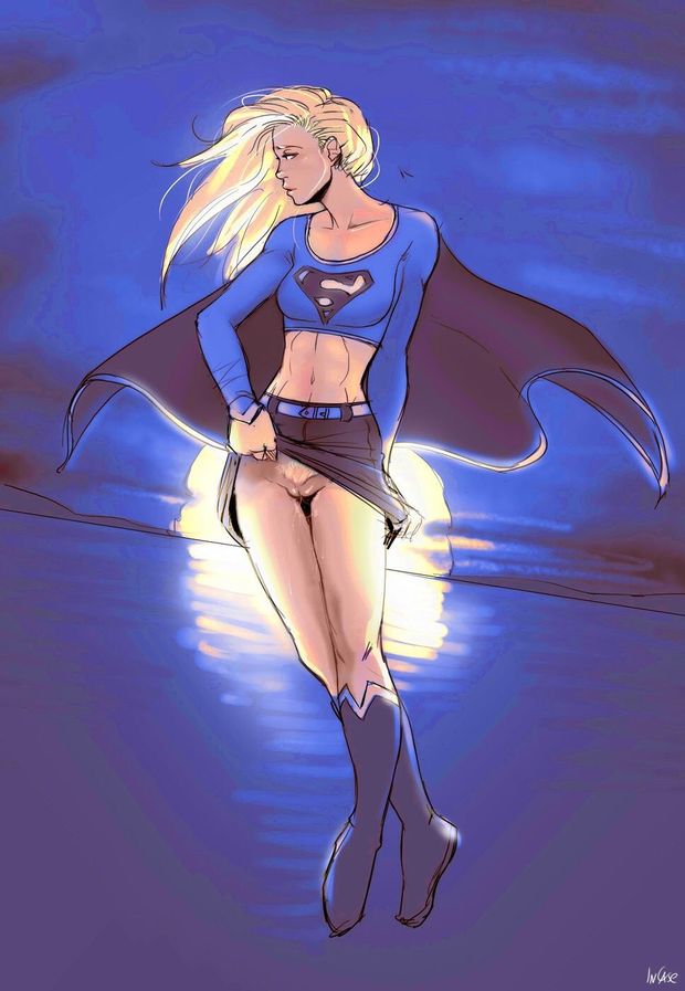 Supergirl Lifts Her Skirt Lordloppage