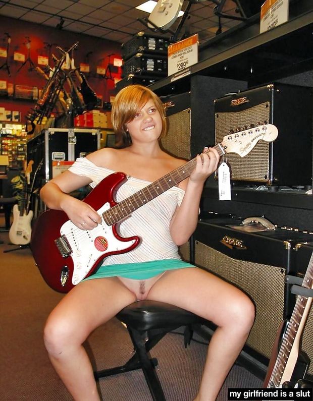 Check It Out Guitar Slut Has Open Tuning Veraslutwife
