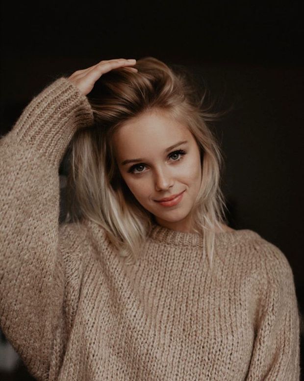 Beauty In Biege Sweater Curiousandhorny