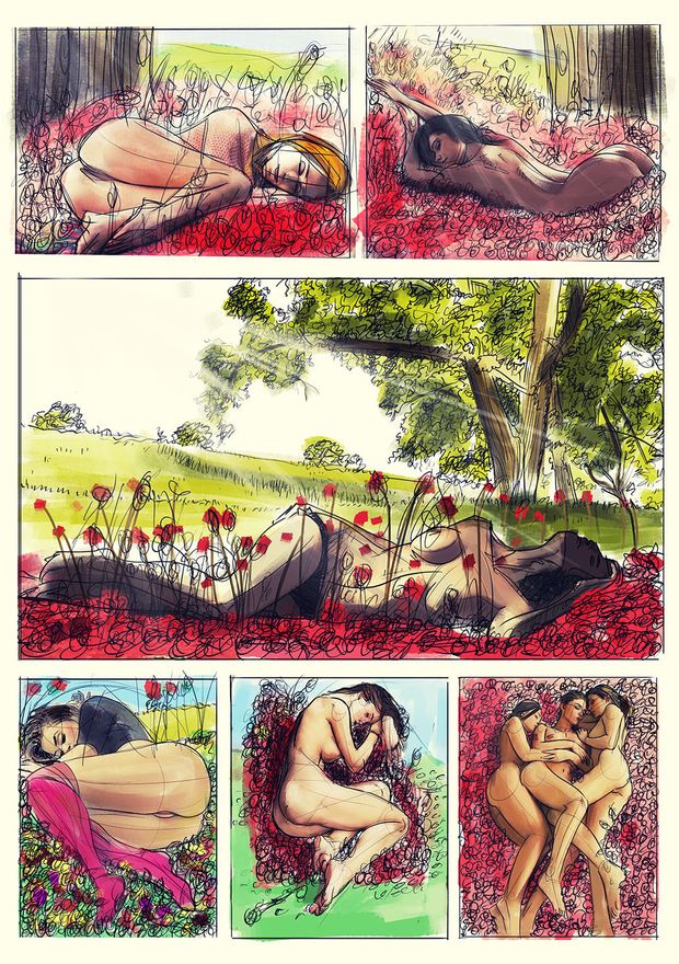 Sketches Sleeping Beauties Thebadbodysecret