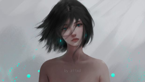 Artwork Artstation Women Utahibiku78