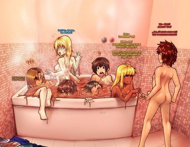 Hentai Merge In The Bathroom Ltwolf