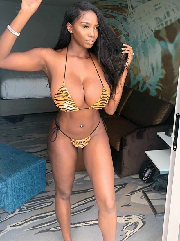 Ellie Mae Bikini Tiger Print Male43can