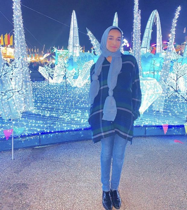 Asma Malik Visits Winter Lights Animege4