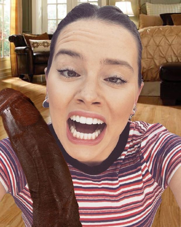 Daisy Ridley Shows Black Cock Her Ahegao Face Captaincock