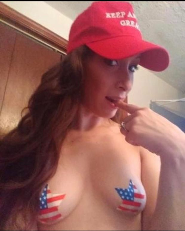 Sexy Motherfuckin Patriotic Women Get Me Hard Ve75