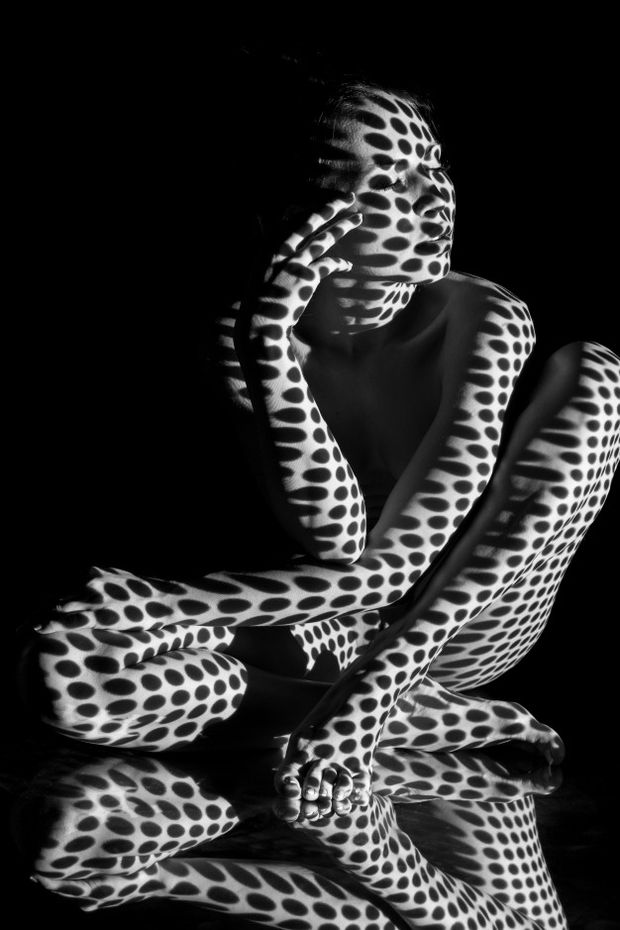 Woman And Dots Alexdoe