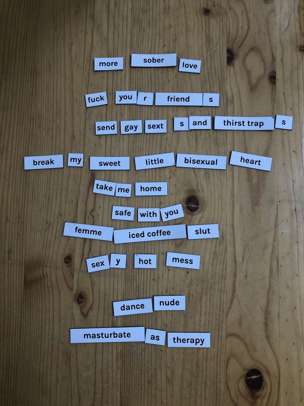 Magnet Poetry Anacarolina