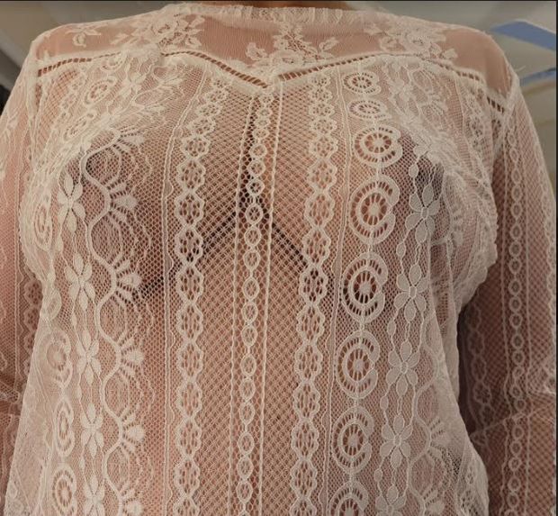 See Through White Lace Curiousandhorny