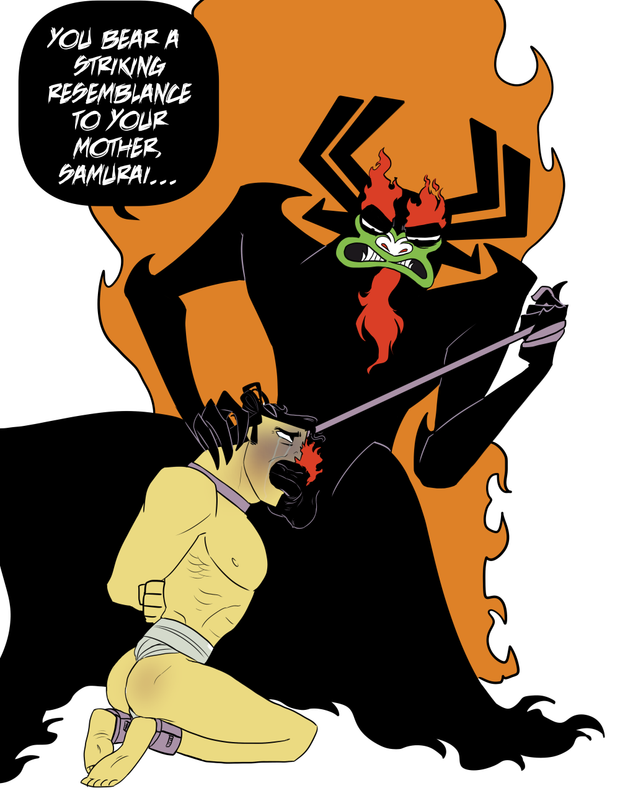 Samurai Jack Chokes On Akus Big Black Cock Maritalbliss