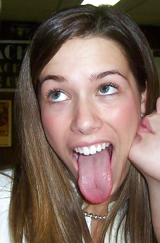 Hottie Tongue Out Mikecarter