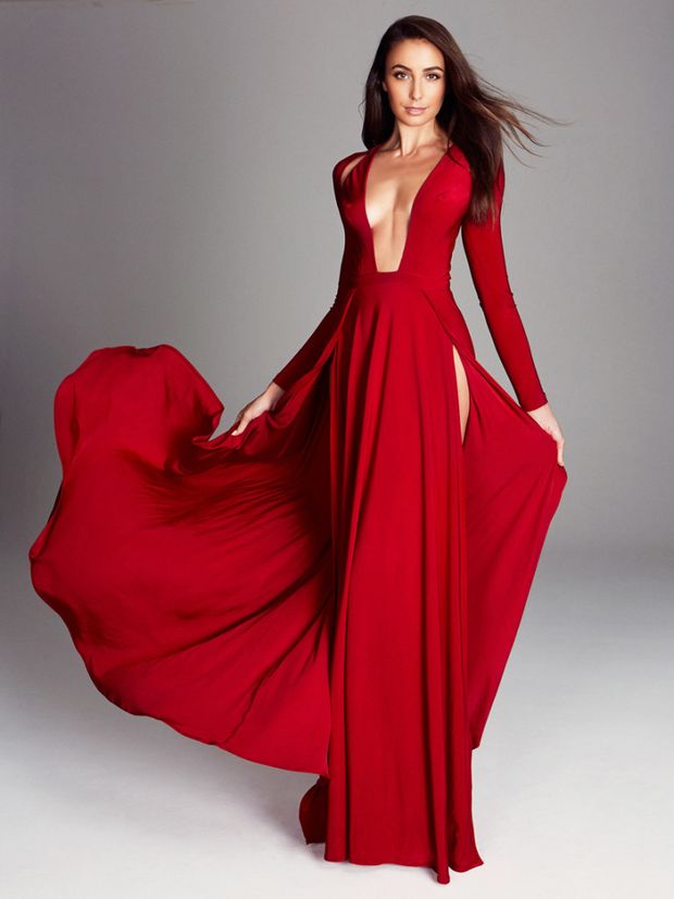 Elegant Lady In Red Hornymistermike