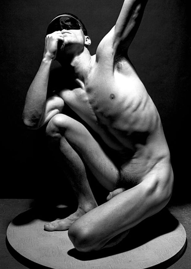 Masked Male Nude Phnix