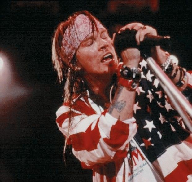 Axl Rose For The Alabama 1991 Eua Xurgatzen