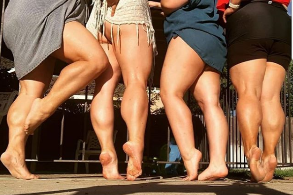 Sexy Calves Weedfucker