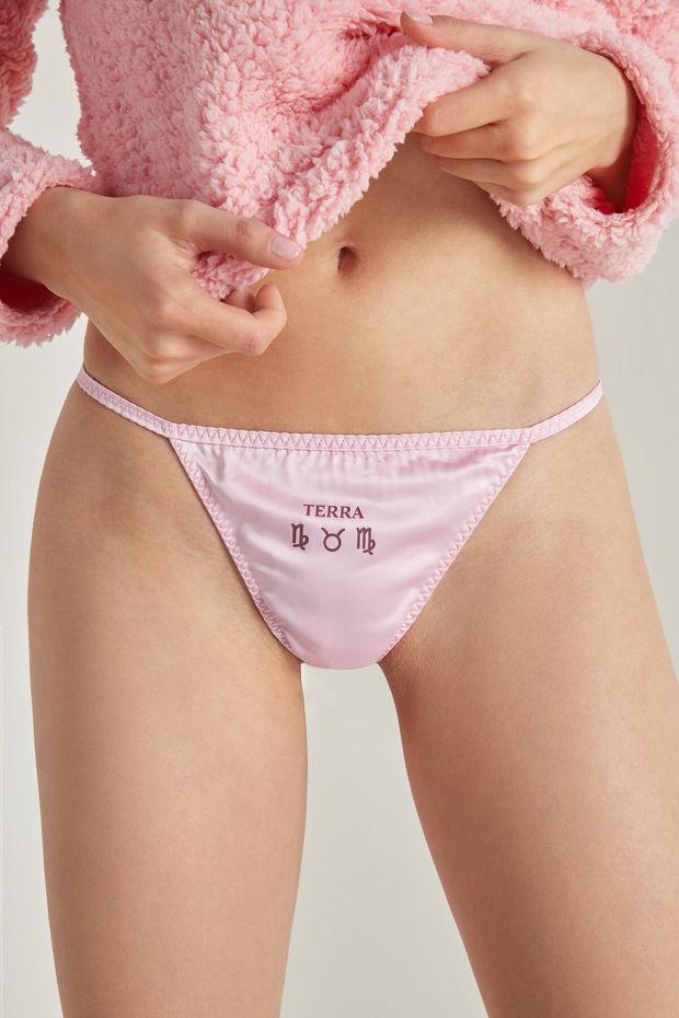 White Satin Thong Bellupmis