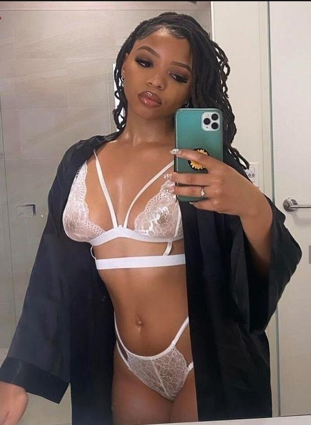 Chloe Bailey In Her Bra And Panties Cufo510