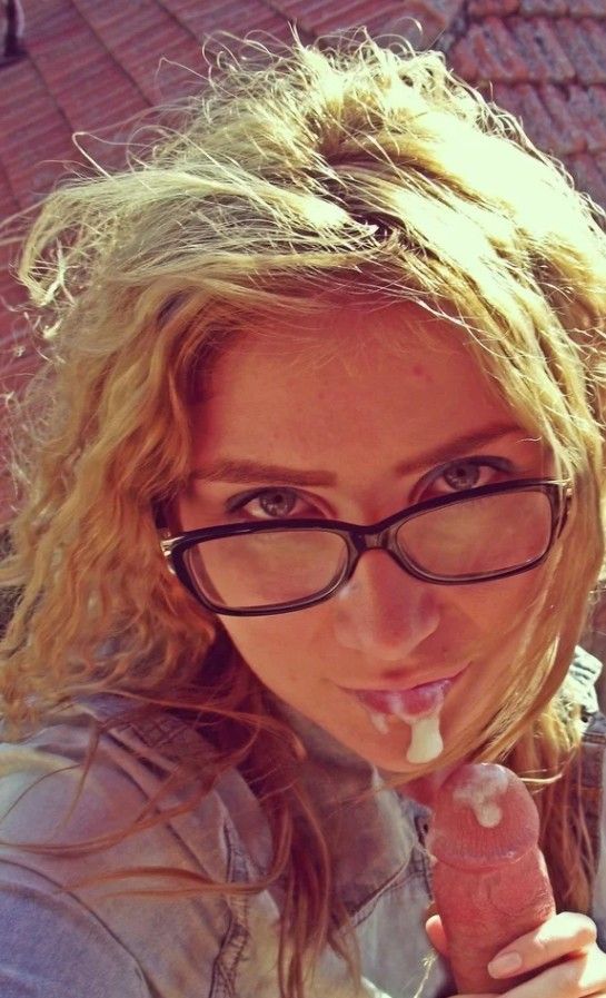 Wavy Haired Blond Amateur With Cum On Her Mouth Oaks22